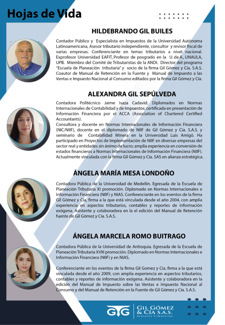 Hojas de Vida – Gil Gómez